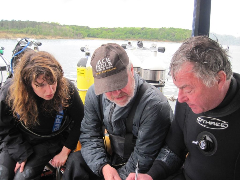 Diving at Bouldnor Cliff - Maritime Archaeology Trust